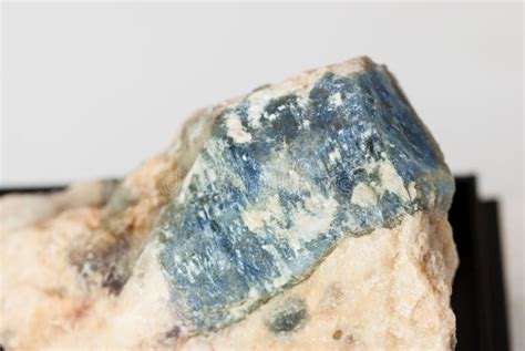 Blue Corundum Sapphire Crystal Stock Image Image Of Jewelry Treasure