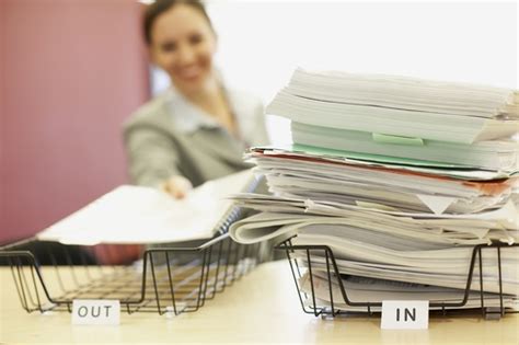 Woman Sorting Documents Stock Photo Free Download
