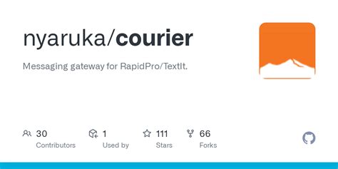 GitHub Nyaruka Courier Messaging Gateway For RapidPro TextIt