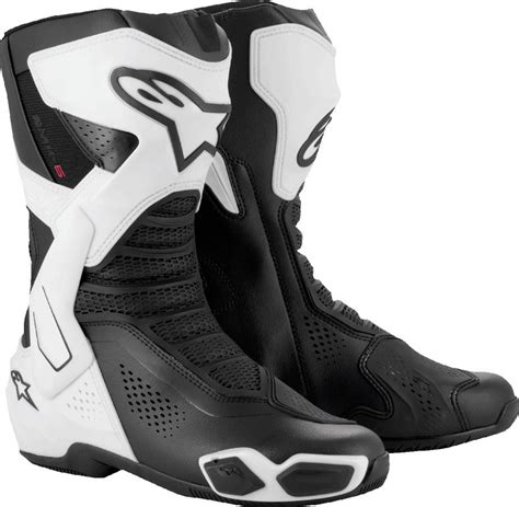 Alpinestars Smx 6 V3 Vented Black White Boots Speed Addicts