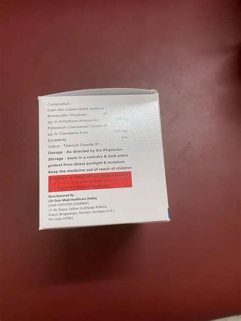 Antibiotic Medicine Packaging Size 10x10 At ₹ 2000box In Jaipur Id