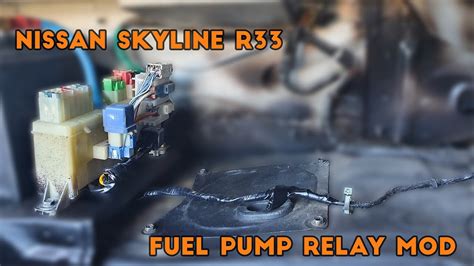 Nissan Skyline R33 Fuel Pump Relay Mod How To Youtube