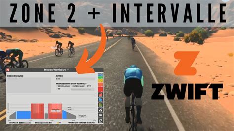 Zwift Zone 2 Und Intervall Training Erstellen So Gehts Youtube