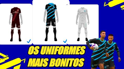 Os Uniformes Mais Bonitos Do Efootball 23 Mobile Parte 1 Youtube