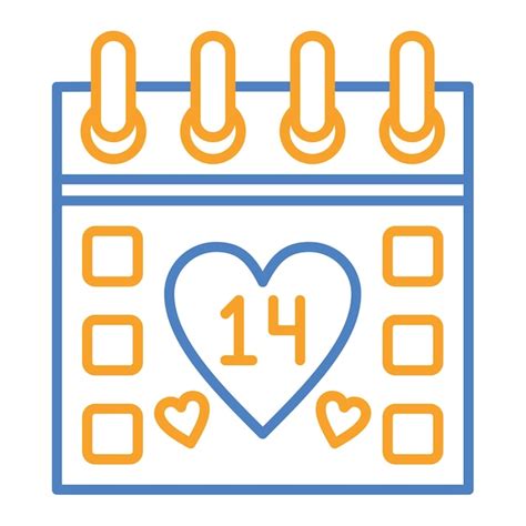 Icono Del Día De San Valentín Vector Premium