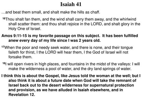 Ppt Isaiah 41 Powerpoint Presentation Free Download Id4628449