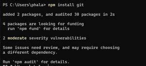 How To Install Git By Npm Packages Geeksforgeeks