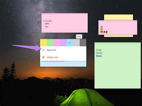 How To Share Sticky Notes Between Computers