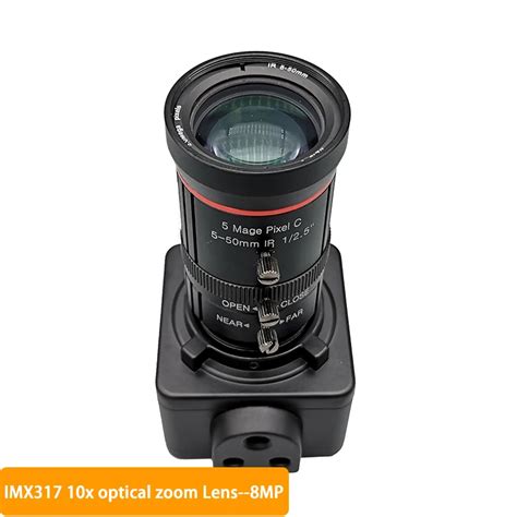 8MP 4K Autofocus CCTV Camera CMOS IMX317 With 8mm Lens 57 Degree High Resolution Distortionless