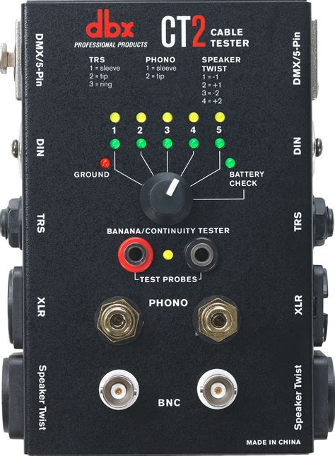 Dbx Dd Ct 2 Cable Tester Muziker