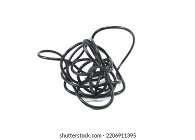Black Wire Cable Usb Adapter Isolated Stock Photo Shutterstock