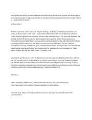 Course Hero 2 Docx Identify Two GCU Library Scholarly Databases That