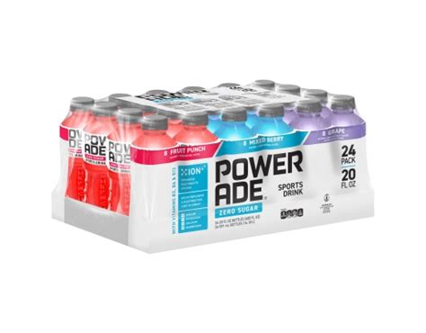 Powerade Zero Sugar Sports Drink Variety Pack 20 Fl Oz 24 Pk