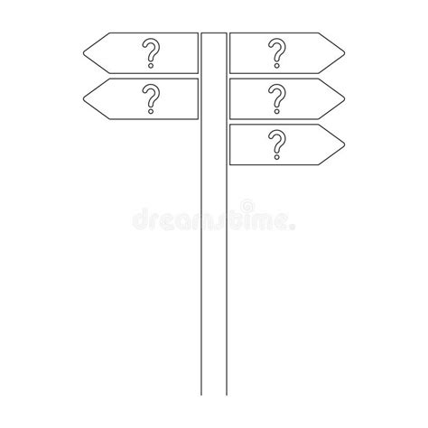 Difficult Choice Icon Vector Illustration Design Stock Vector