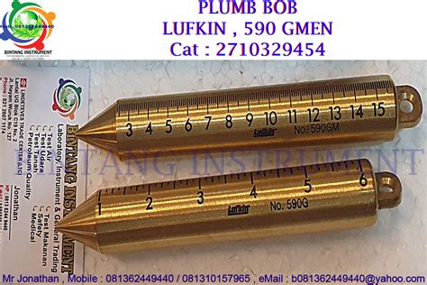 081362449440 Jual Lufkin Gauging Equipment Plumb Bob Brass Oil