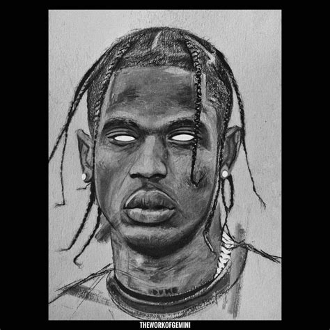 Travis Scott Drawing Easy