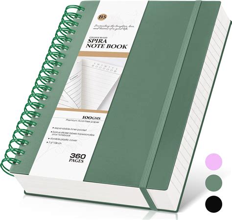 Spiral Notebook Journal 360 Pages College Ruled Notebooks