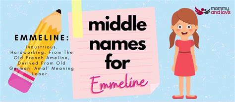 119 Gorgeous Middle Names For Emmeline Mommy And Love