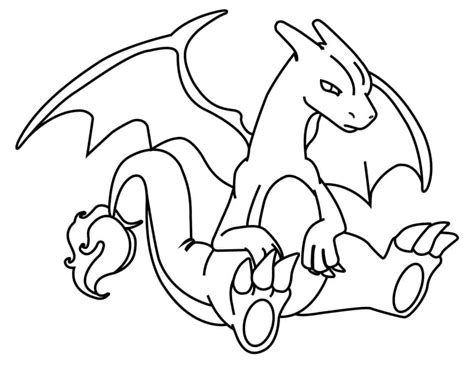 Coloriage Pokémon Dracaufeu Gratuit Télécharger Et Imprimer Gratuit