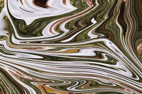 抽象的な液体の背景、流れるようなペイント効果、大理石、液体ペイント Premium写真