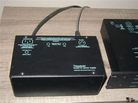 Threshold Sl 10 Pre Amp With Original Power Supply And Umbilical