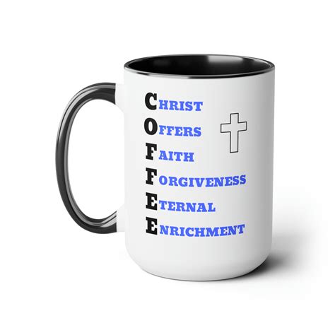 Christian Coffee Mug Bible Verse Mug Positive Coffee Mug Bible Study