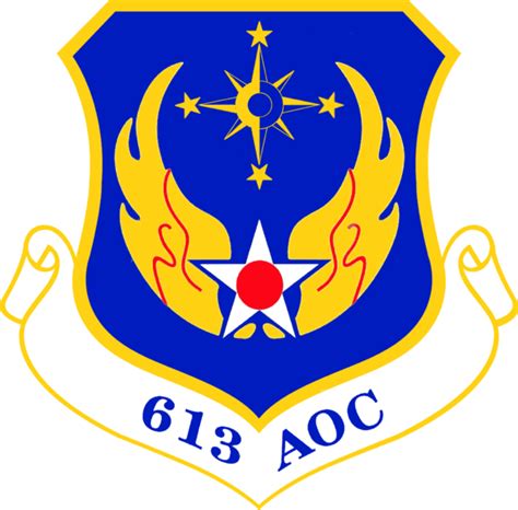 Coat Of Arms Crest Of 613th Air And Space Operations Center US Air