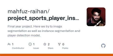 Github Mahfuz Raihan Project Sports Player Instance Segmenations