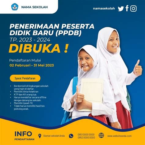 Kumpulan Desain Template Ppdb Terbaru Editable Powerpoint Ppt