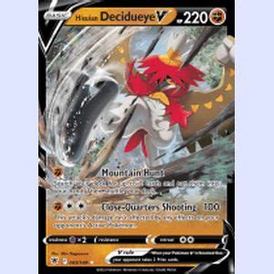 Ultra Rare Pokémon TCG Card Hisuian Decidueye V 083 189