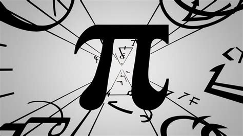 Premium Photo Top View Math And Science Pi Symbol Monochrome Background