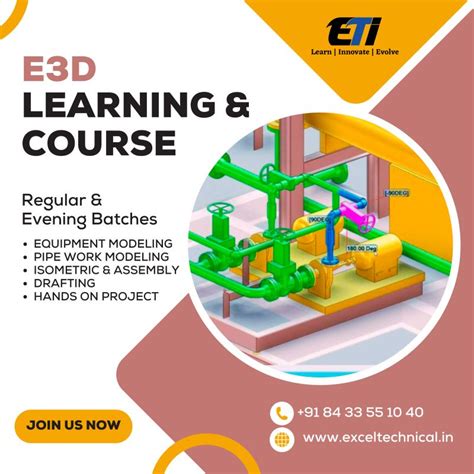 excel technical institute on linkedin 🌟 elevate your skills with our e3d course learn