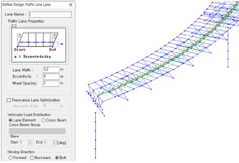 midas civil moving load analysis