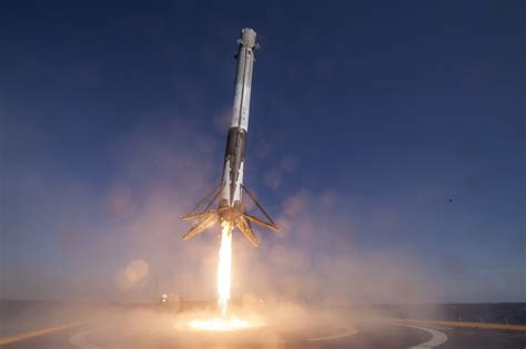 Sensational Photos Show ‘super Smooth Droneship Touchdown Of Spacex