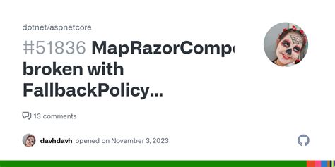 maprazorcomponents broken with fallbackpolicy requireauthenticateduser
