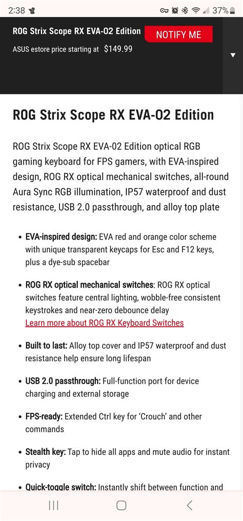 Keyboard Question About Compatibility R Asusrog