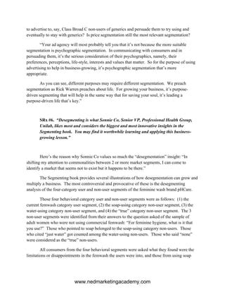 Segmenting Book Plus Accompanying M Rx Columns Edited Pdf