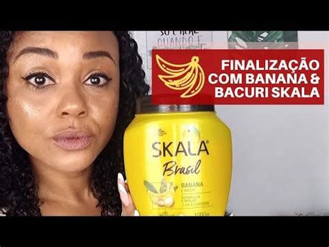 COMO FINALIZAR CABELO CACHEADO SKALA BANANA E BACURI ROBERTHA