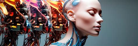 Premium Photo Symbiosis Between Humans And Robots Emphasizing The