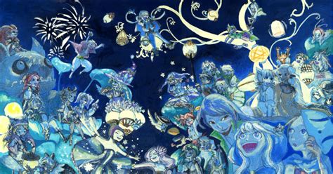 Pixivファンタジアsr 【pfsr】初夏の夜の灯り 夏休みのイラスト Pixiv