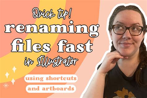 Illustrator Tip Rename Files Fast W Artboards Shortcuts