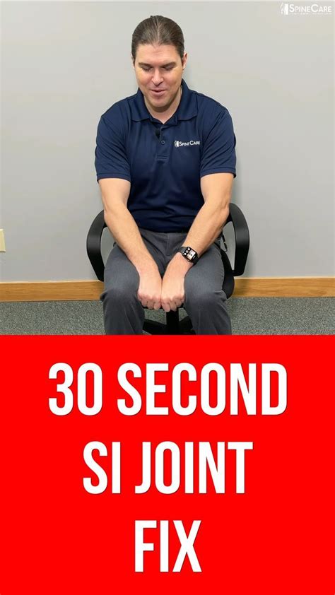 How To Fix Si Joint Pain In 30 Seconds Artofit