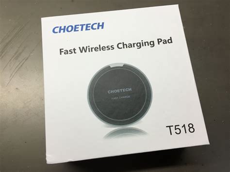 Choetech Qi対応ワイヤレス充電器レビュー：置くだけ楽々充電 すたぶろ