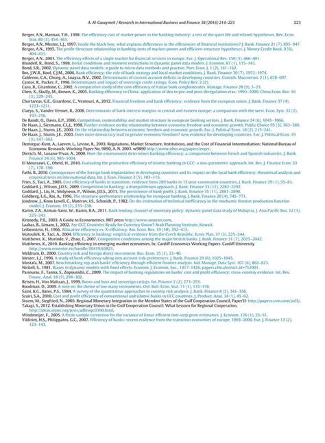 Bank Efficiency Determinants Pdf