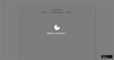 steps form codesandbox