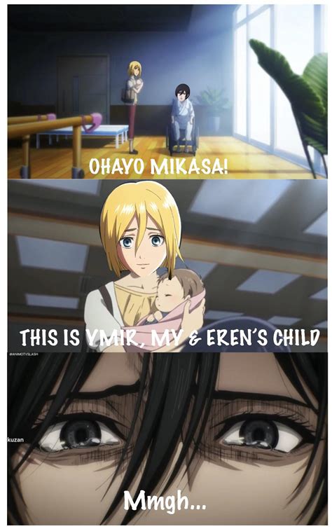Mikasa Meets Historia After Saving The World Titanfolk