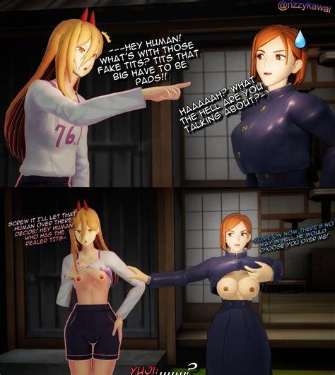 Power And Nobara Sharing One Braincell Rizzykawai R PowerNSFW