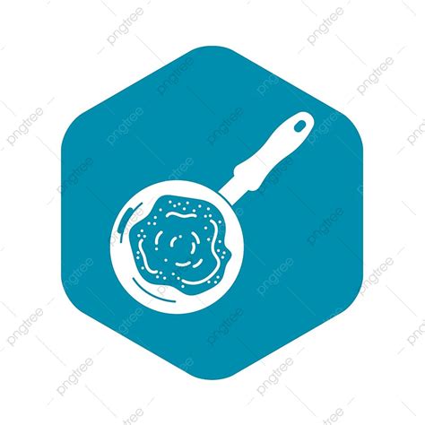 Frying Pan Cooking Vector Art Png Fry Pan Icon Simple Vector Food