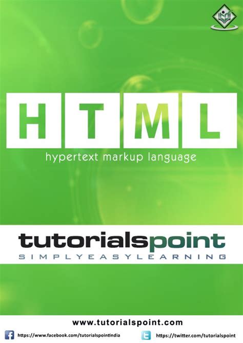 Html Tutorial Html Toturials I About The Tutorial Html Stands For