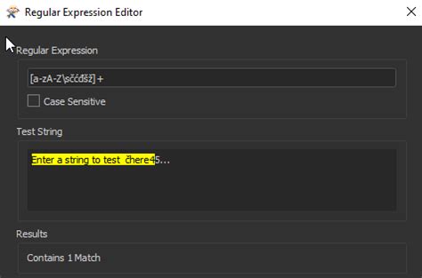 Regex Different Result FME Vs Online Community